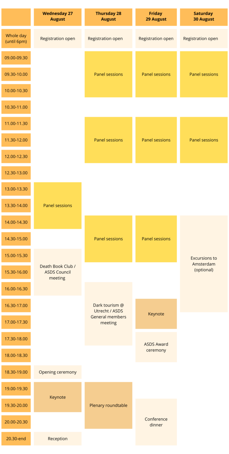 Conference programme | DDD17 Conference: The Politics of Death